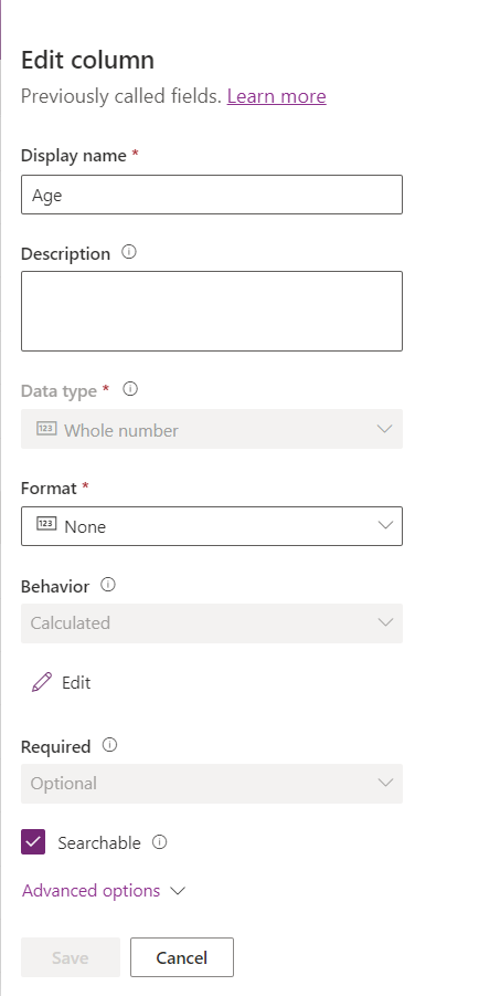 Calculated Fields In Model Driven App